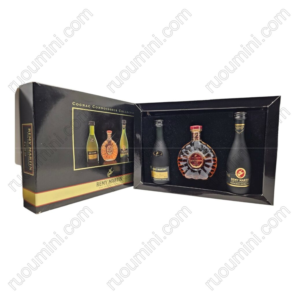 CO-RE-034 REMY MARTIN CONNOISSEUR Collection set - Rượu Mini