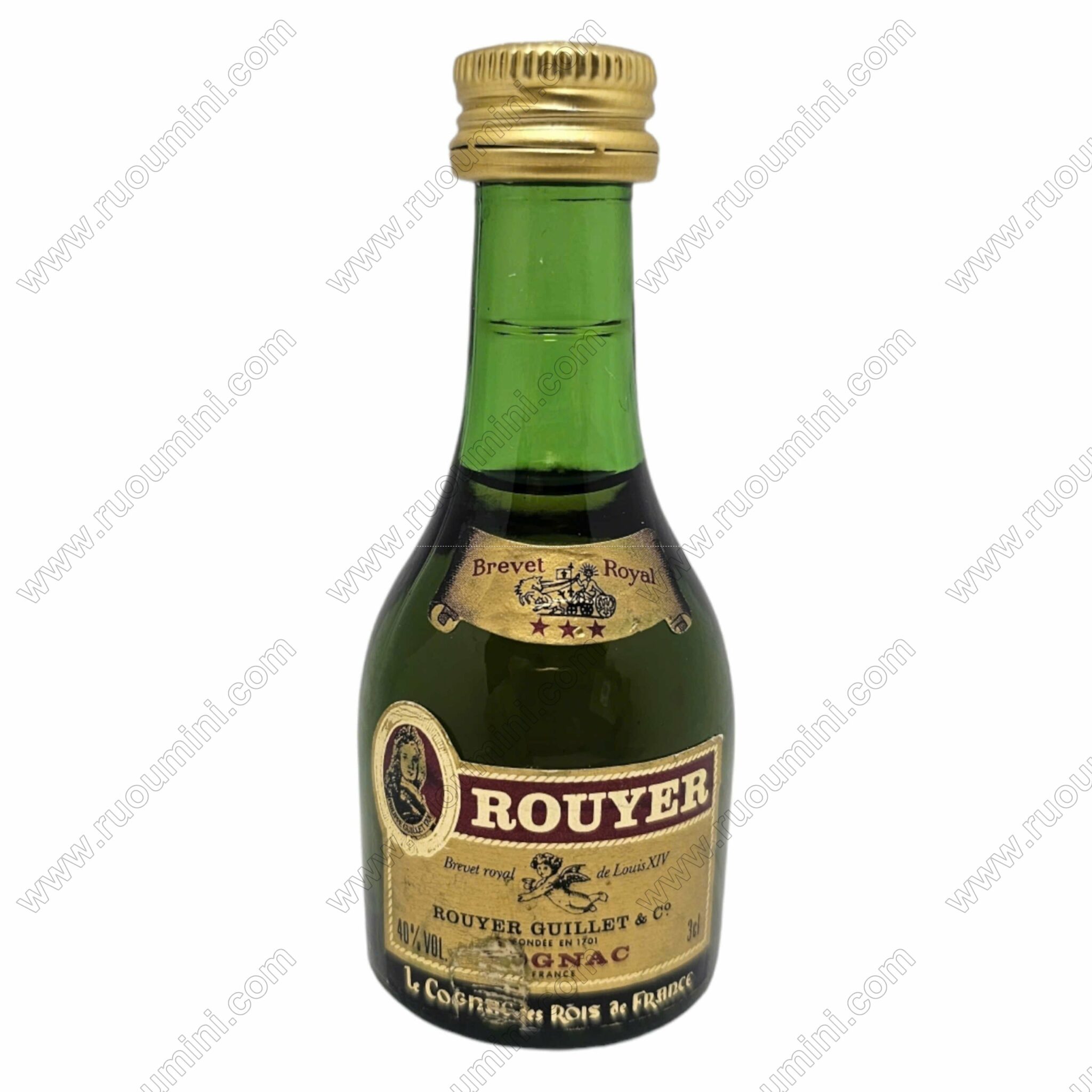 CO-ROUYER-001 ROUYER GUILLET cognac , mini bottles cognac - Rượu Mini
