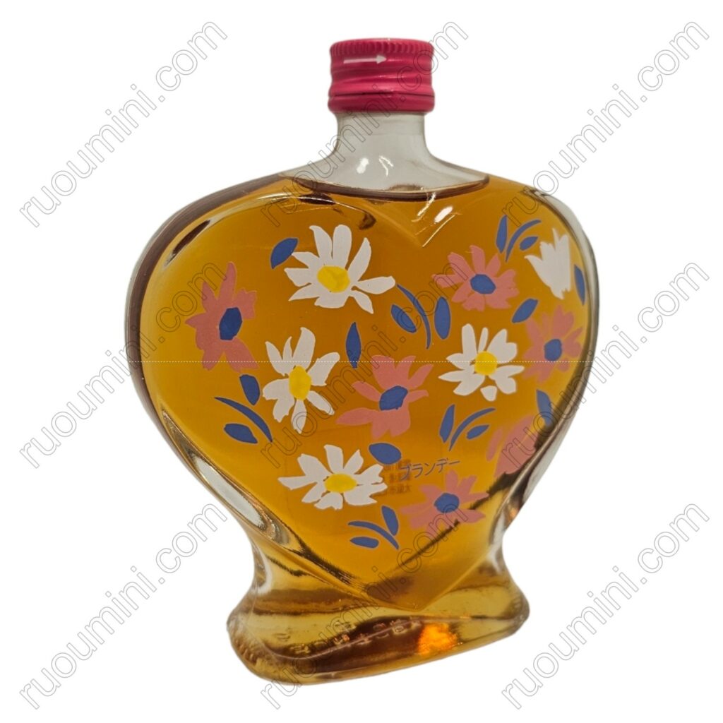 JP-STR-069 Suntory Brandy VSOP Heart mini 100ml , miniflaschen - Rượu Mini