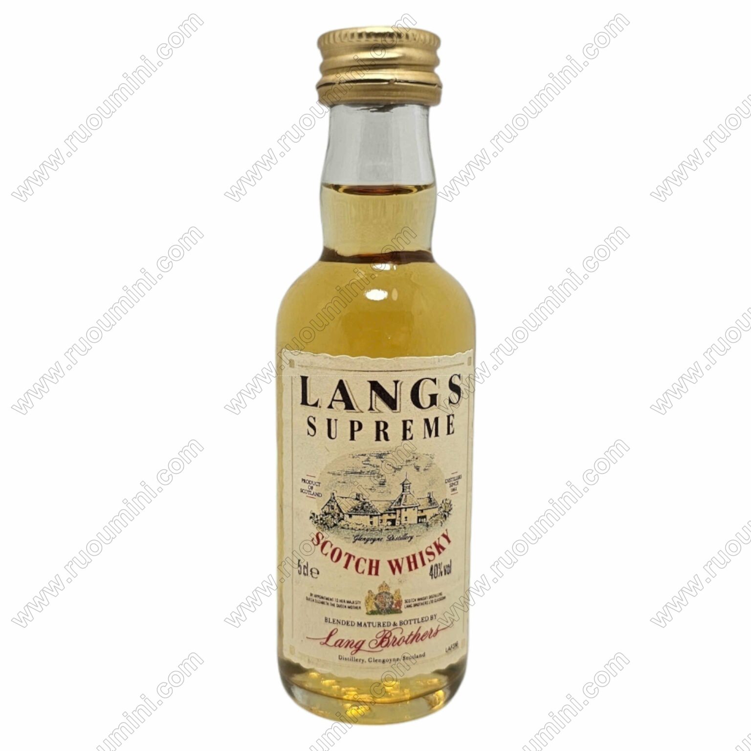 WH-LA-002 LANGS SUPREME SCOTCH whisky , miniature - Rượu Mini
