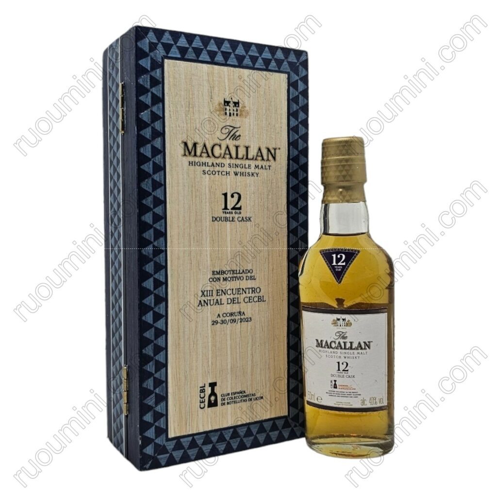 WH-MAC-032 Macallan Single Malt 12 YO CECBL , miniature hard to find ...